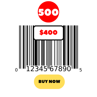 500 x Barcodes - Barcodes for Namibia